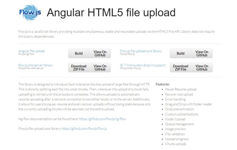 11+ Best Free JavaScript & jQuery File Upload Plugins | UIdeck