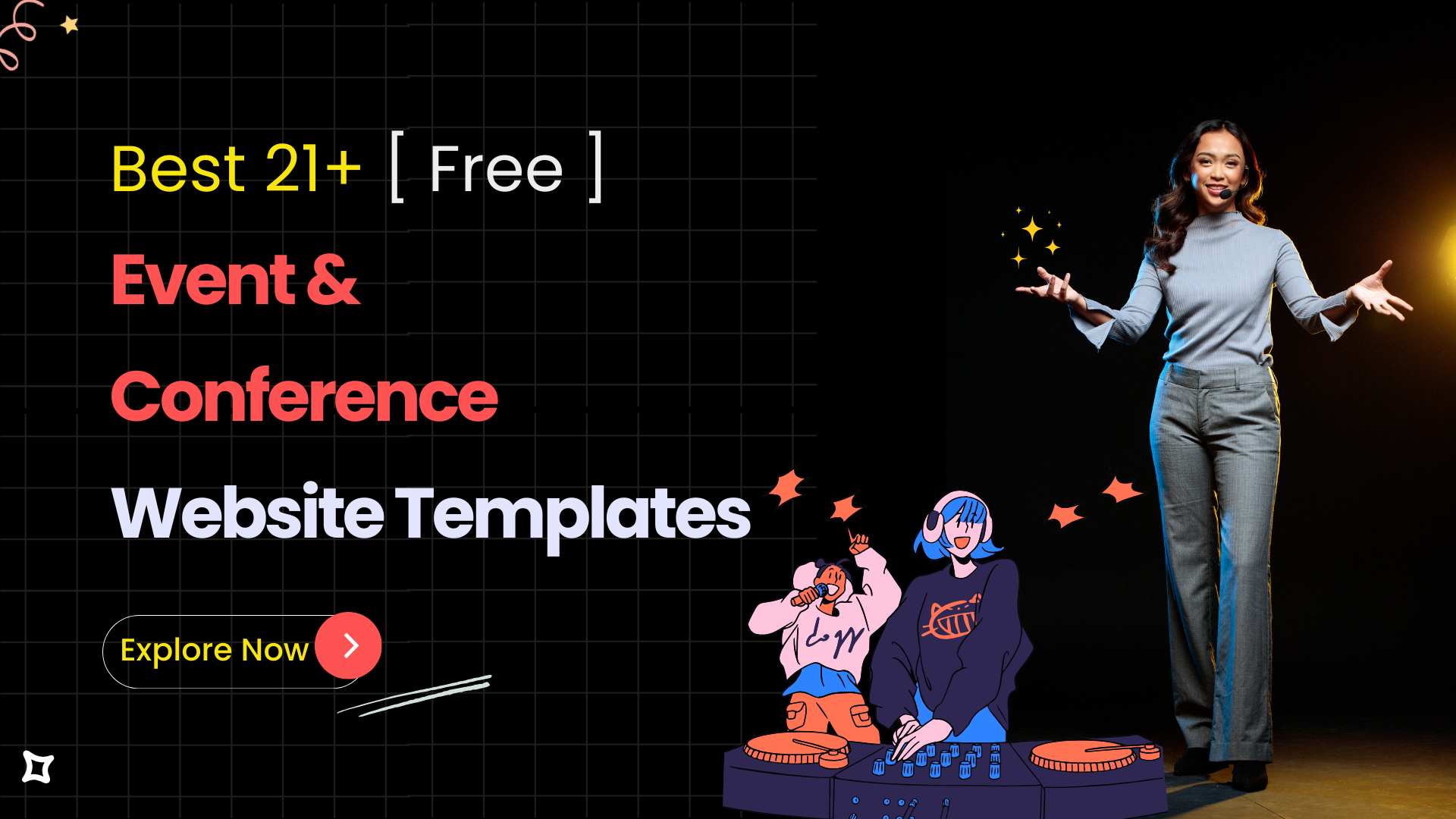 15+ Best Free Event and Conference Website Templates | UIdeck