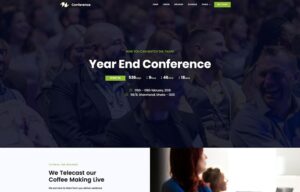 15+ Best Free Event and Conference Website Templates | UIdeck