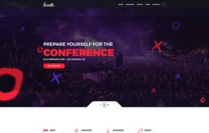 15+ Best Free Event and Conference Website Templates | UIdeck