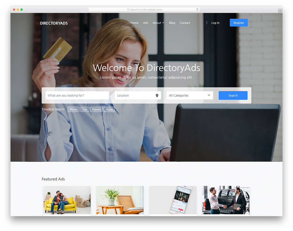15+ Best Classified Ads Website Templates [ Free ] | UIdeck