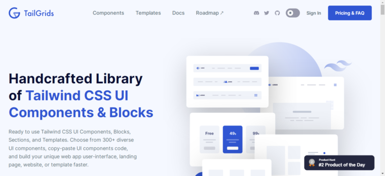 21+ Best Free Tailwind UI Kits and Component Libraries | UIdeck