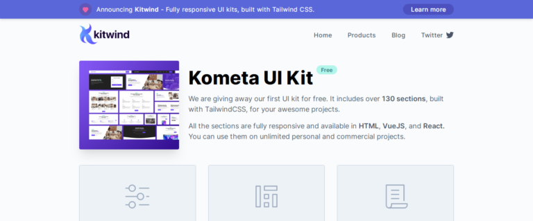 21+ Best Free Tailwind UI Kits and Component Libraries | UIdeck