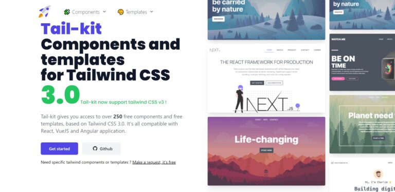 21+ Best Free Tailwind UI Kits and Component Libraries | UIdeck