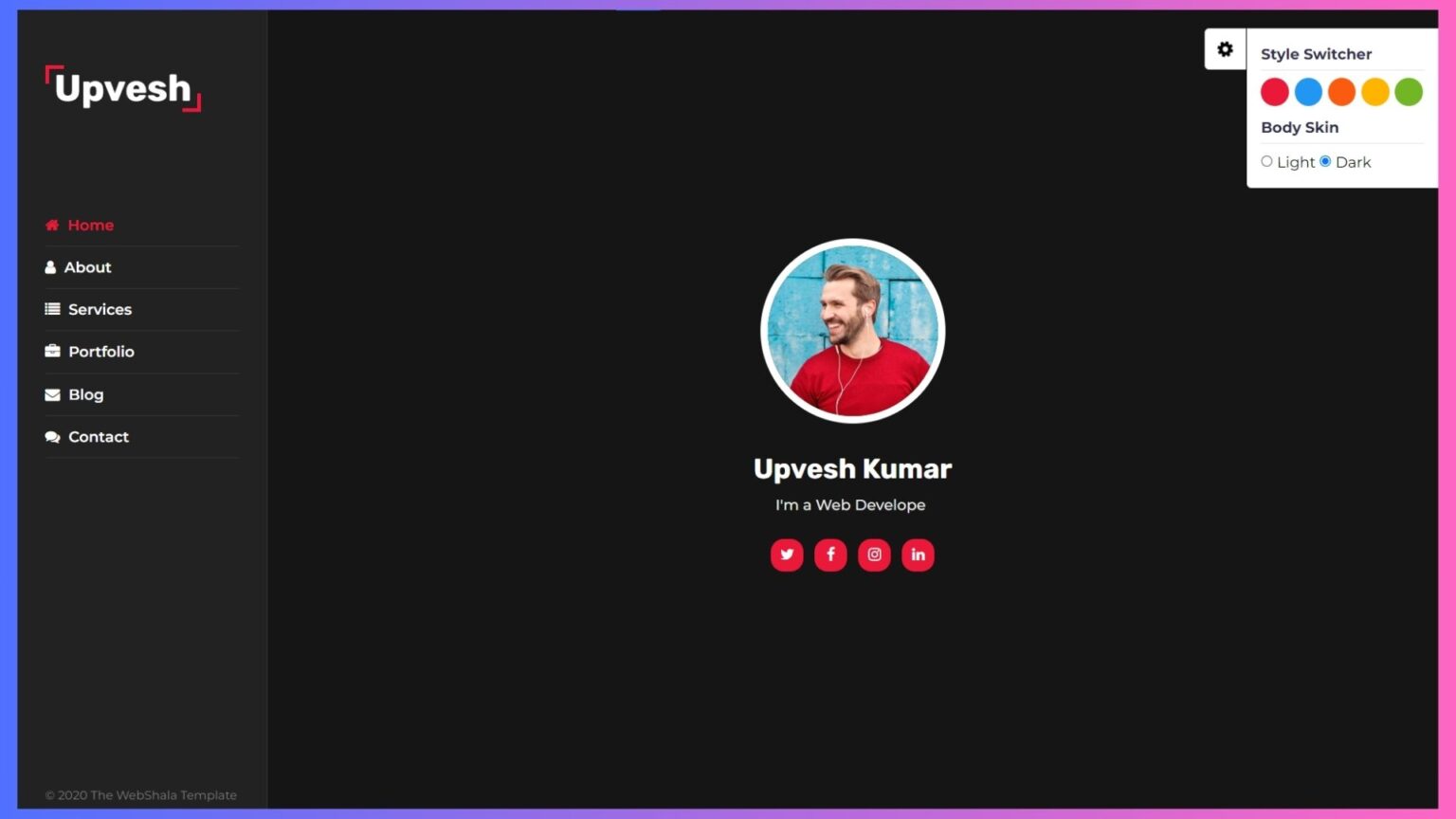 21+ Best Free Personal Website Templates for 2025 | UIdeck