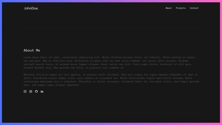21+ Best Free Personal Website Templates for 2025 | UIdeck