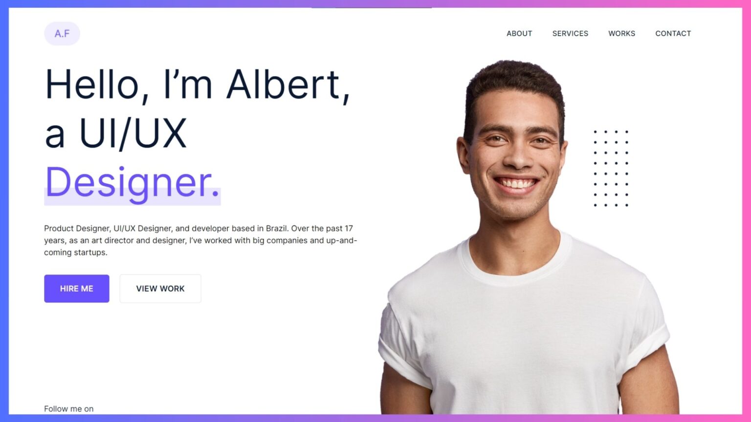 21+ Best Free Personal Website Templates for 2025 | UIdeck