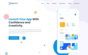 21+ Free HTML App Landing Page Templates | UIdeck