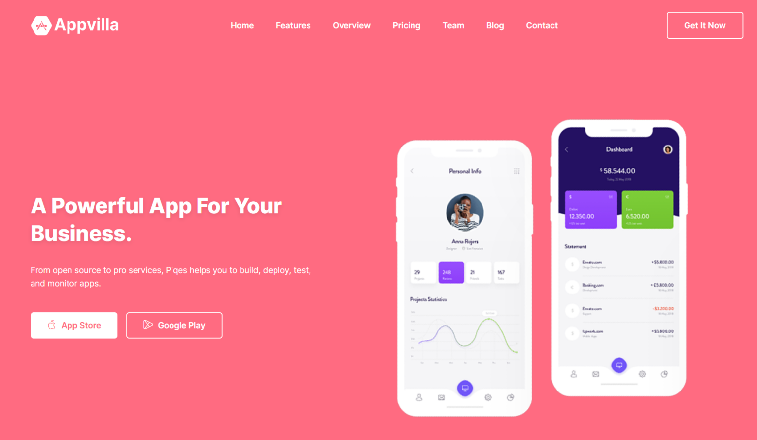 21+ Free HTML App Landing Page Templates | UIdeck