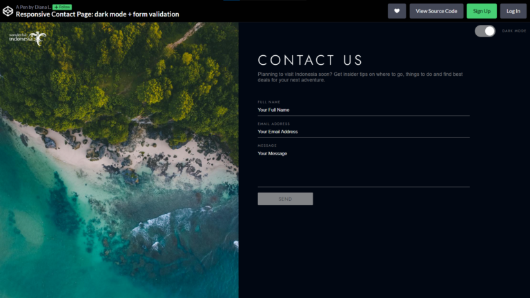 15+ Free HTML Contact Form & Page Templates | UIdeck