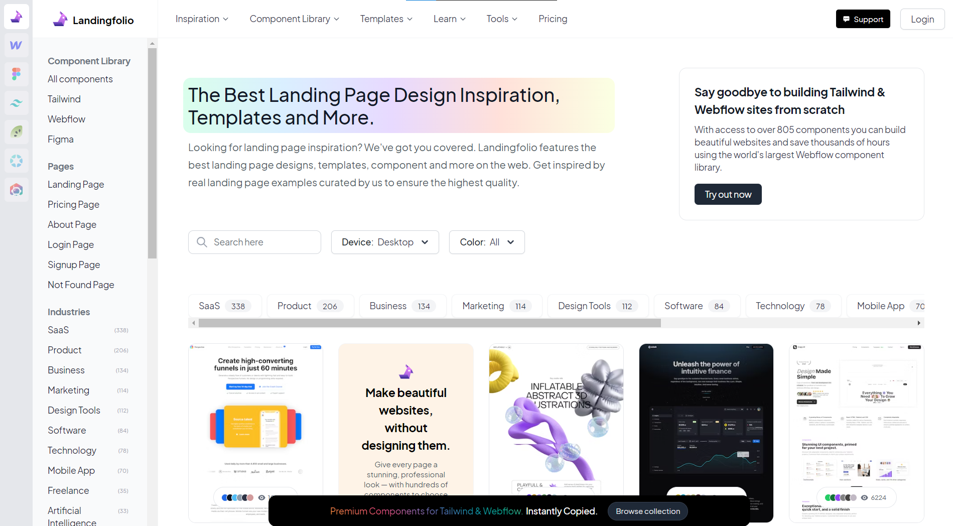 10+ Best Websites For Landing Page Design Inspiration | UIdeck