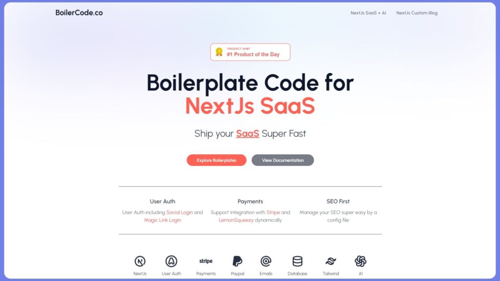 21+ Best Next.js SaaS Boilerplates for 2025 | UIdeck