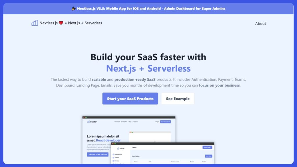 21+ Best Next.js SaaS Boilerplates for 2025 | UIdeck