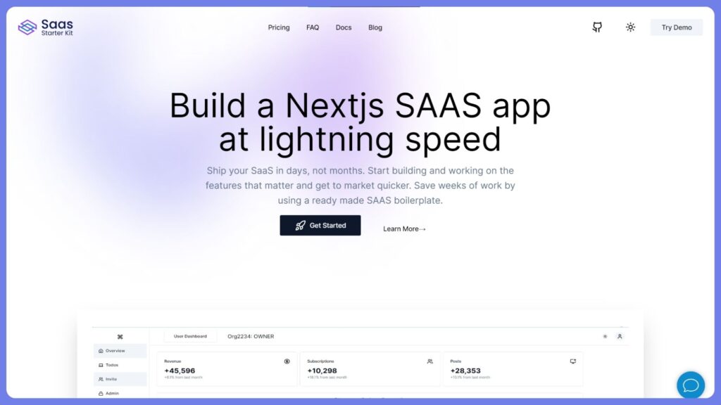 21+ Best Next.js SaaS Boilerplates for 2025 | UIdeck