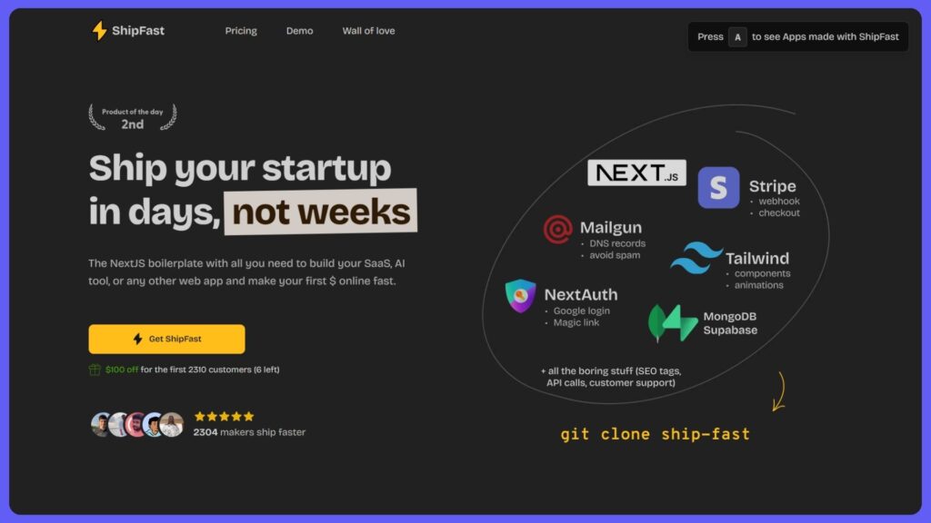 21+ Best Next.js SaaS Boilerplates for 2025 | UIdeck