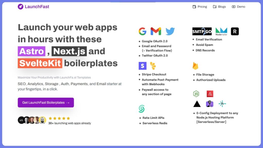 21+ Best Next.js SaaS Boilerplates for 2025 | UIdeck
