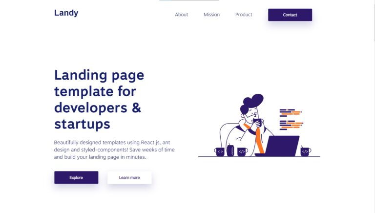 31+ Best Free React Templates for 2025 | UIdeck